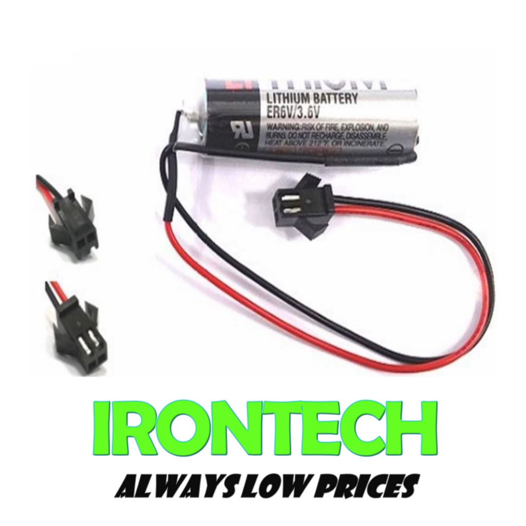 Toshiba ER6V 3.6V OTC robot encoder driver PLC servo motor battery ...
