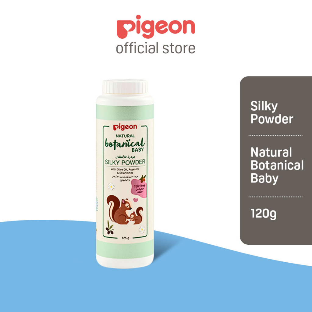 Pigeon Natural Botanical Baby Silky Powder (125g) | Shopee Malaysia