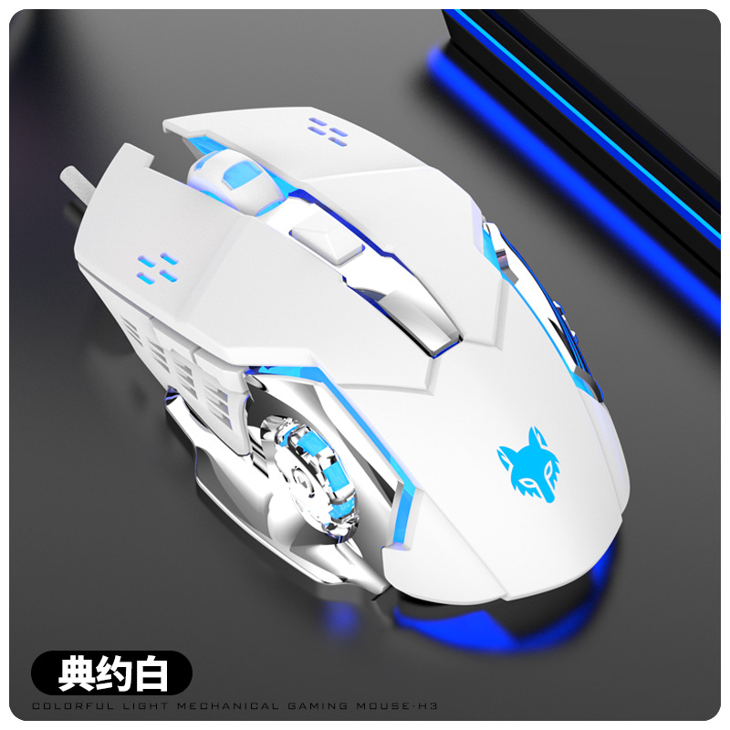 Xunfox H3 Wired and Wireless 2.4GHz Hollow-out Honeycomb 8000DPI Gaming ...