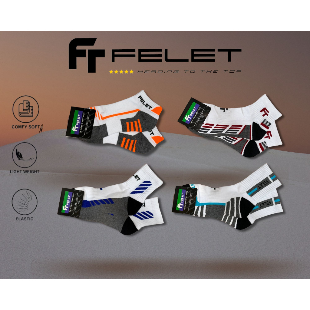FELET SPORT SOCKS ( 100% ORIGINAL ) | Shopee Malaysia