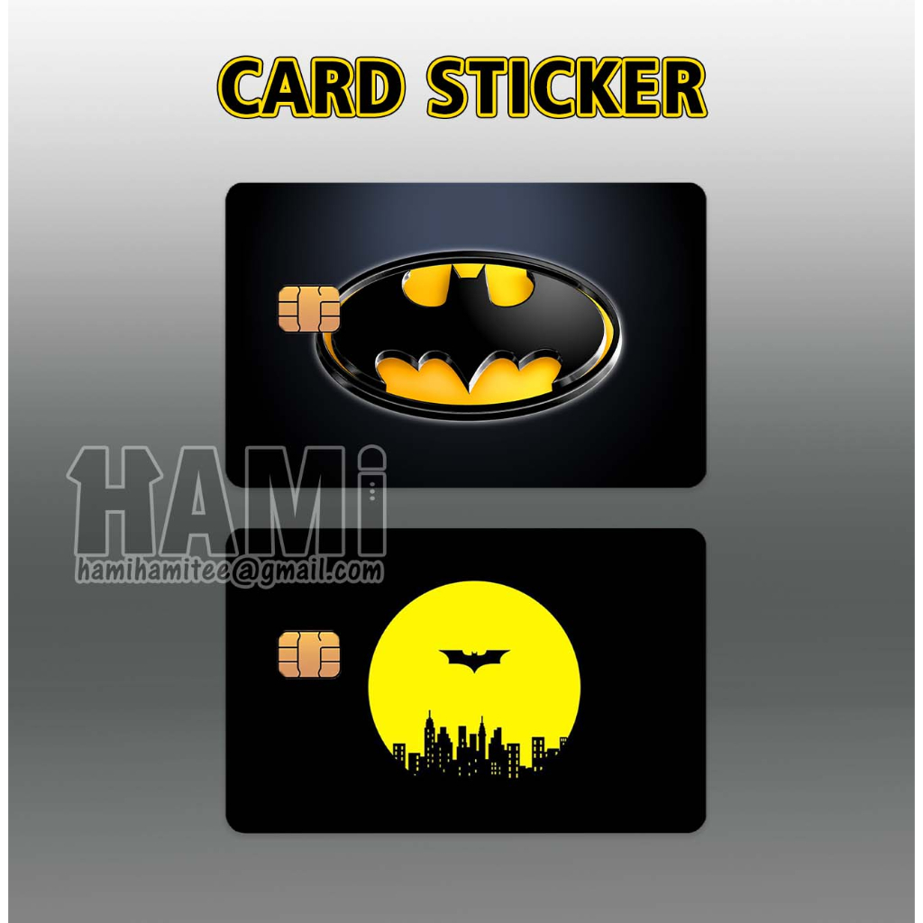 BATMAN TOUCH N GO CARD STICKER COVER - BATMAN TNG STICKER - BATMAN ...