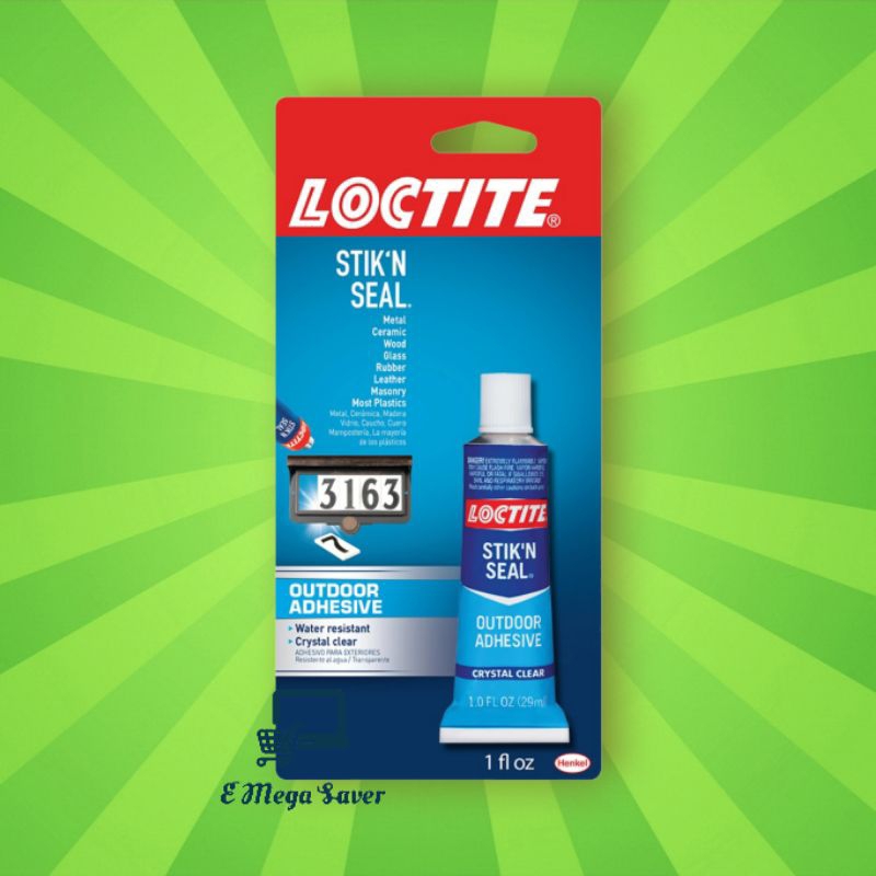 🇺🇲Loctite Stik 'n Seal Outdoor Adhesive 29ml (1fl oz) | Shopee Malaysia