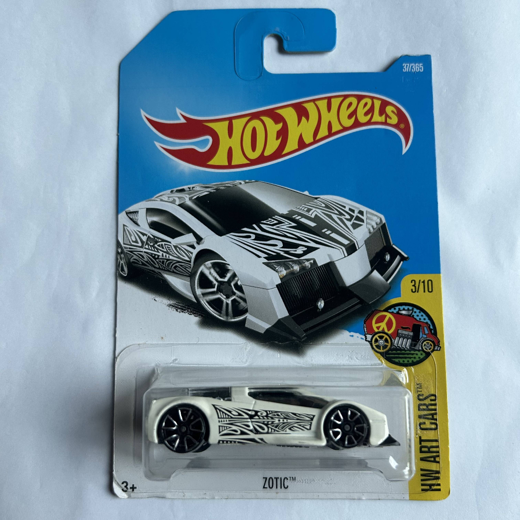 Hot Wheels Zotic | HW ART CARS | White | 1:64 Scale | Shopee Malaysia