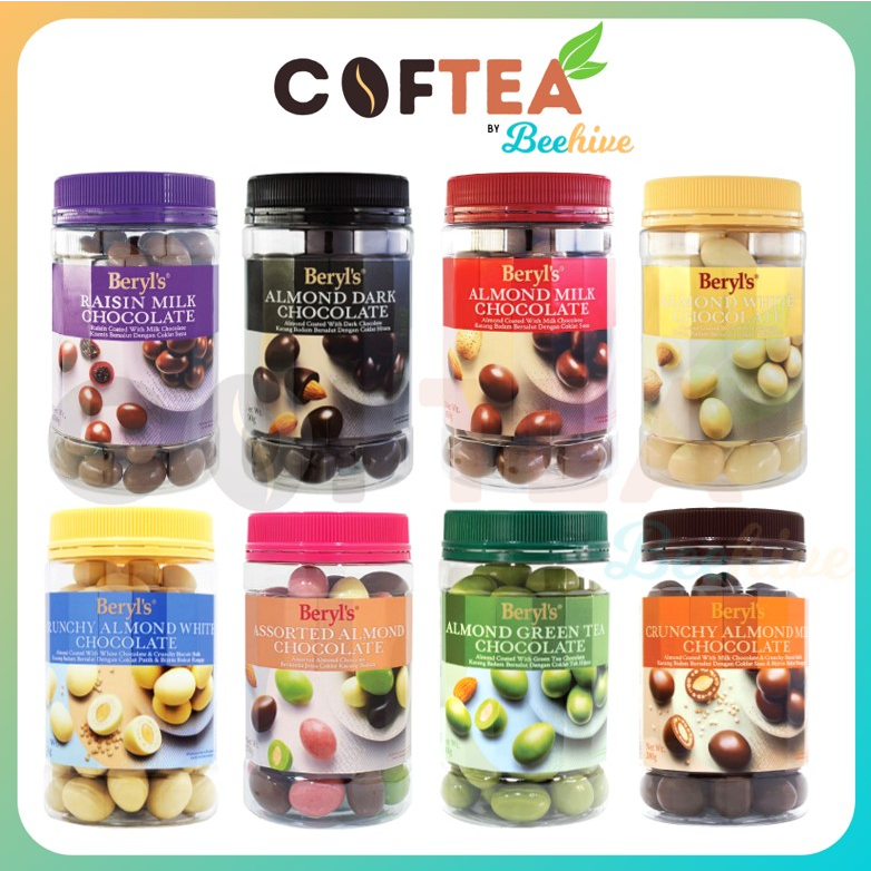 Beryls Assorted Chocolate Coated Almond Beryl's Jar | Shopee Malaysia