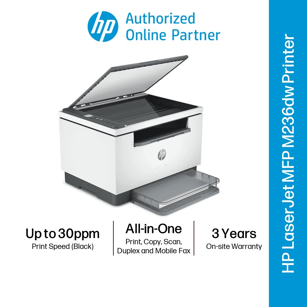 HP LaserJet MFP M236dw Laser Printer / HP LaserJet MFP M236sdw Wireless ...