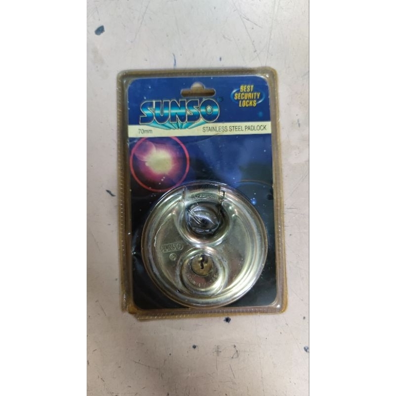Sunso Moontype 70mm Stainless Steel Heavy Duty Padlock | Shopee Malaysia