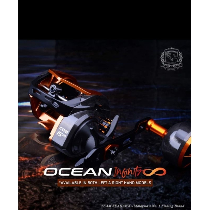 SEAHAWK OCEAN INFINITY OVERHEAD REEL | Shopee Malaysia
