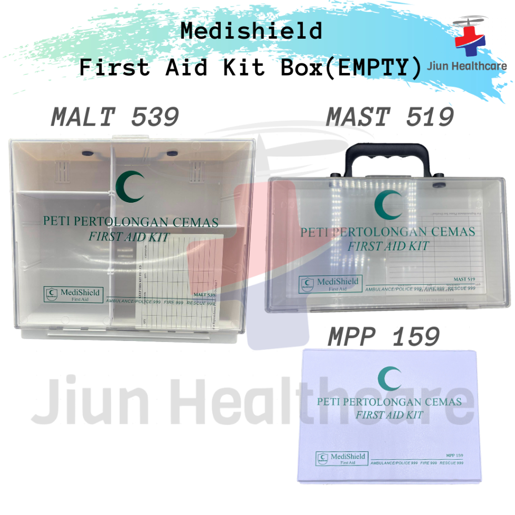 MediShield First Aid Kit Box (Box Only) MALT539/ MAST519/ MPP159 ...