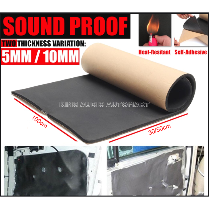 Car Sound Deadening 10mm/5mm thick High Quality Deadening Bonnet Sound ...