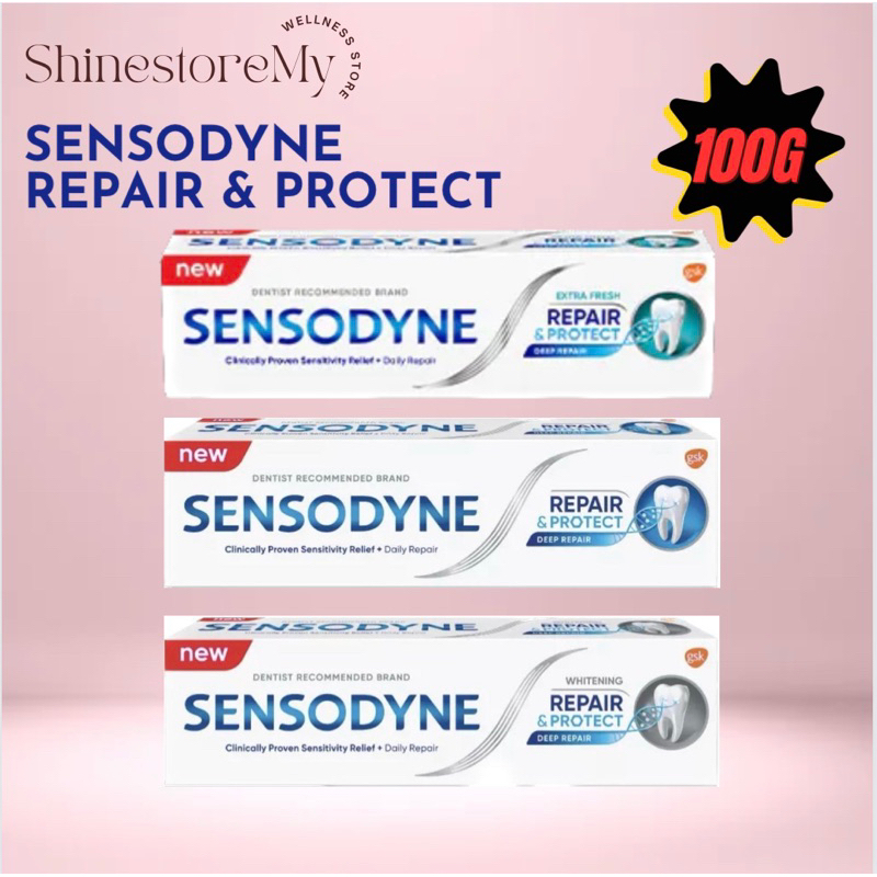 Sensodyne Repair & Protect Original/Whitening/Extra Fresh Toothpaste ...