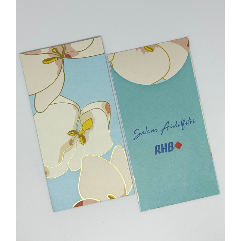 Sampul Duit Raya [Sampul Duit Raya RHB Bank - Bunga 1] | Shopee Malaysia