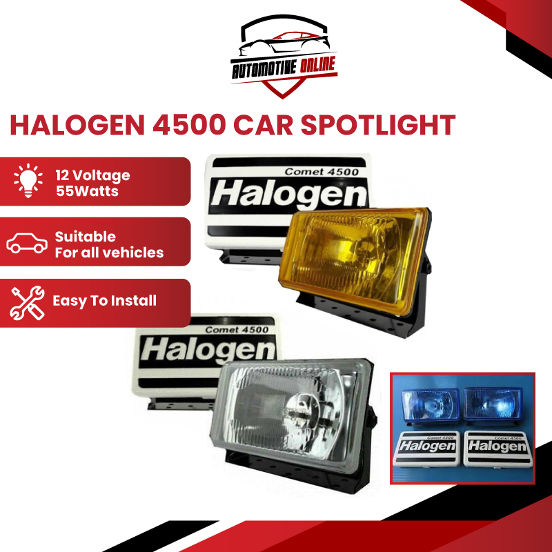 Hyper-F Excellent Halogen 4500 Sportlight Car Fog Lamp- 1Pair ( 2 Pcs ...