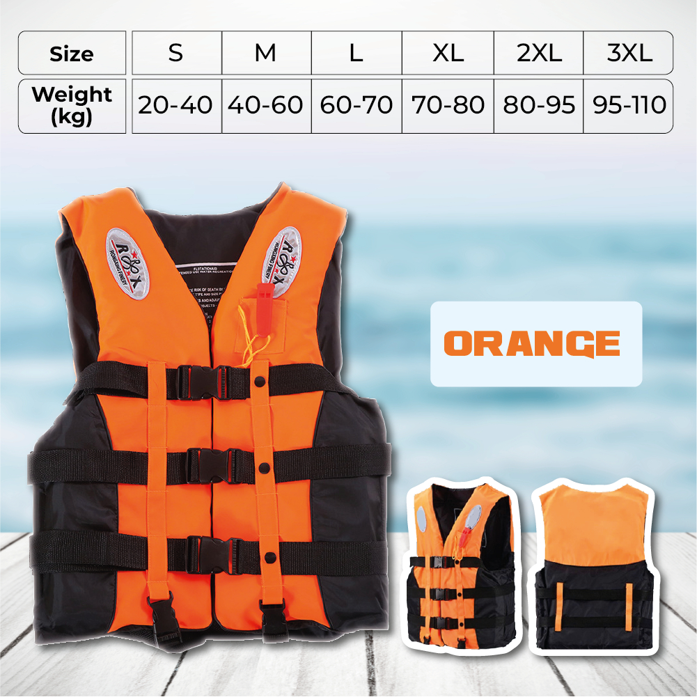 Life Jacket fishing jaket keselamatan air safety life jacket Vest Adult ...