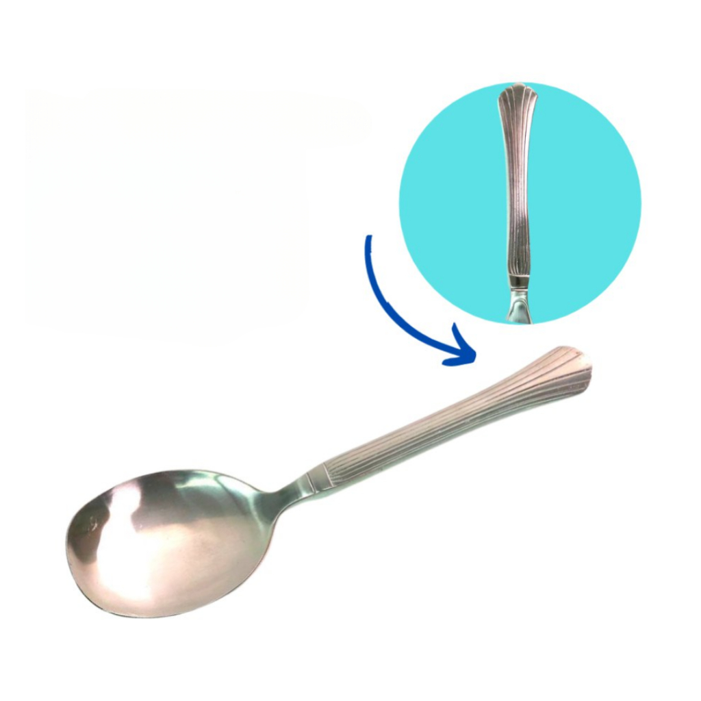 Stainless Steel Multipurpose Serving Spoon Large Head Spoon | Shopee ...