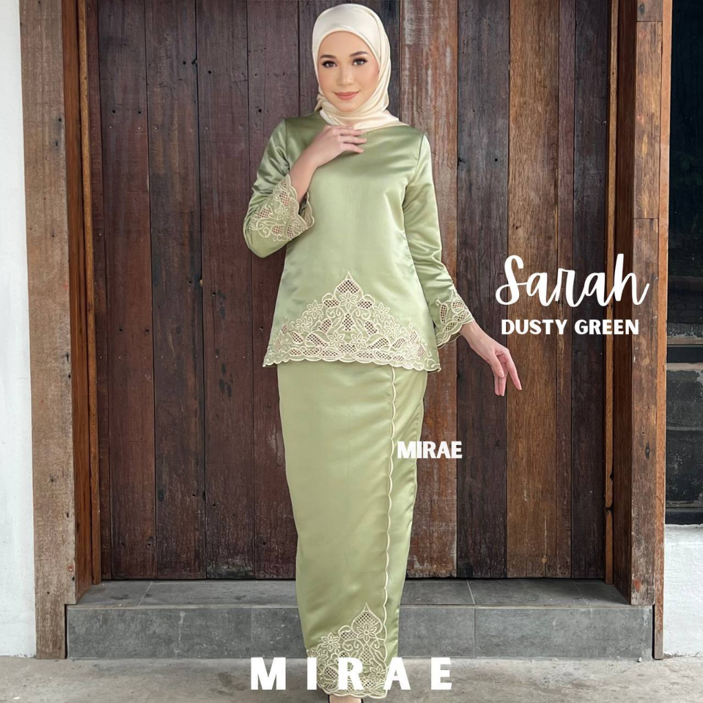 Sarah Kurung Moden Sulam | Shopee Malaysia