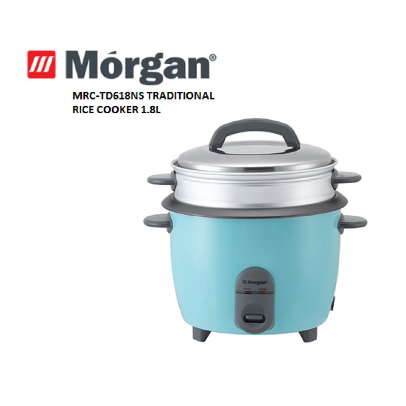 【READY STOCK】Morgan MRC-TD618NS Traditional Rice Cooker 1.8L | Shopee ...