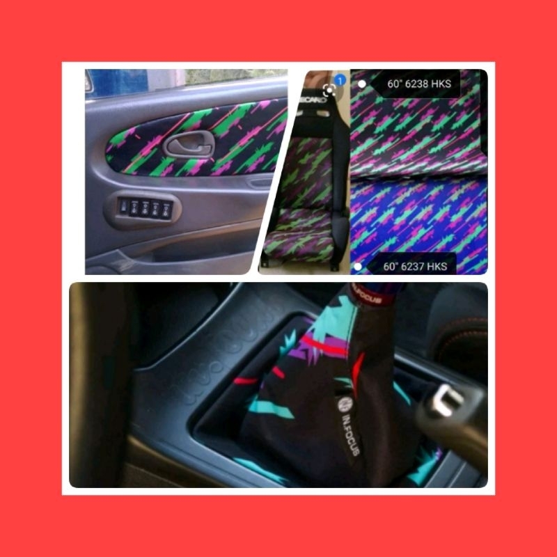 HKS Fabric untuk balut doortrim,seat,sofa | Shopee Malaysia