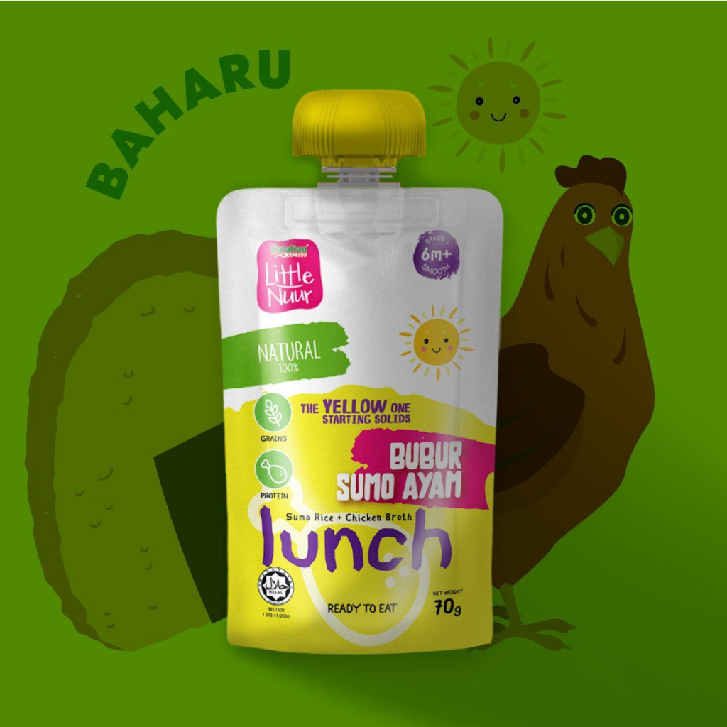Little Nuur Baby Food Bubur Baby 6 Bulan Ready To Eat Makanan Bayi Tak ...