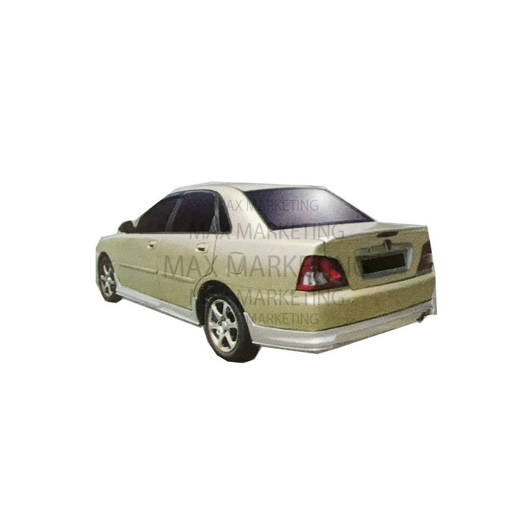 PROTON WAJA R3 REAR SKIRT (PU GETAH ) SKIRT LIP BODYKIT | Shopee Malaysia