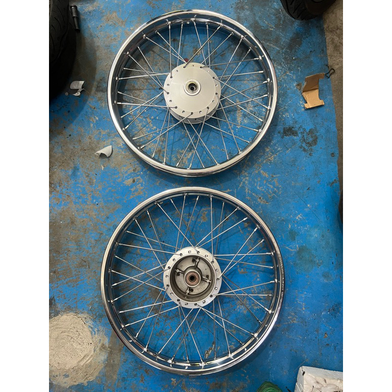 rim besi standard honda ex5 dream wave100 sesuai untuk restore | Shopee ...