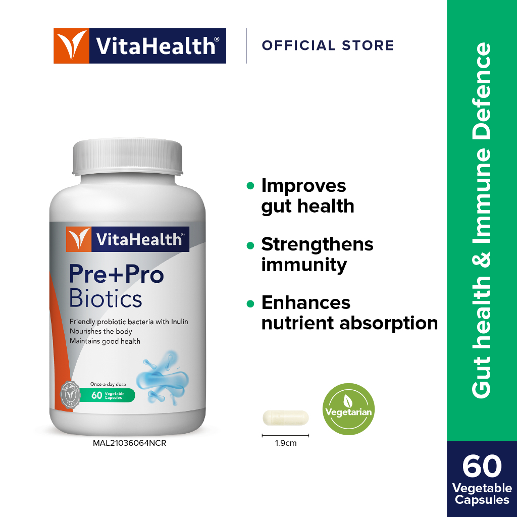VitaHealth Pre+ProBiotics [Exp 12/2026] | Shopee Malaysia