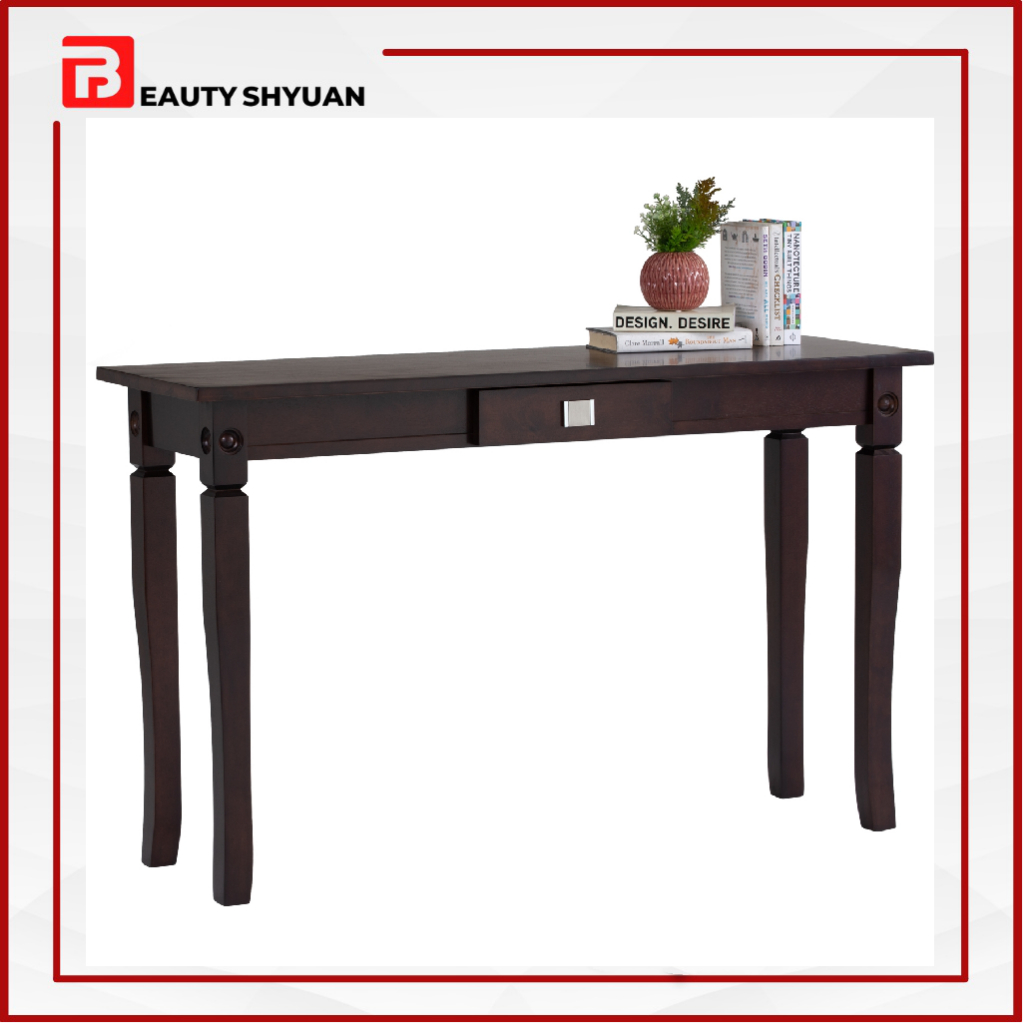 KARTA 4 Feet Solid Wood Console Table Study Table Study Desk Meja ...