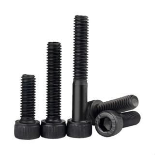 M5 M6 Socket Cap Head Screws 12.9 Grade High Tensile Black Carbon Steel Allen Bolt DIN912 ...