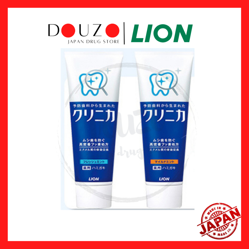 Lion (Japan) Clinica Toothpaste Fresh Mint 130g japan toothpaste personal care 獅王 CLINICA 酵素薄荷牙膏 ...