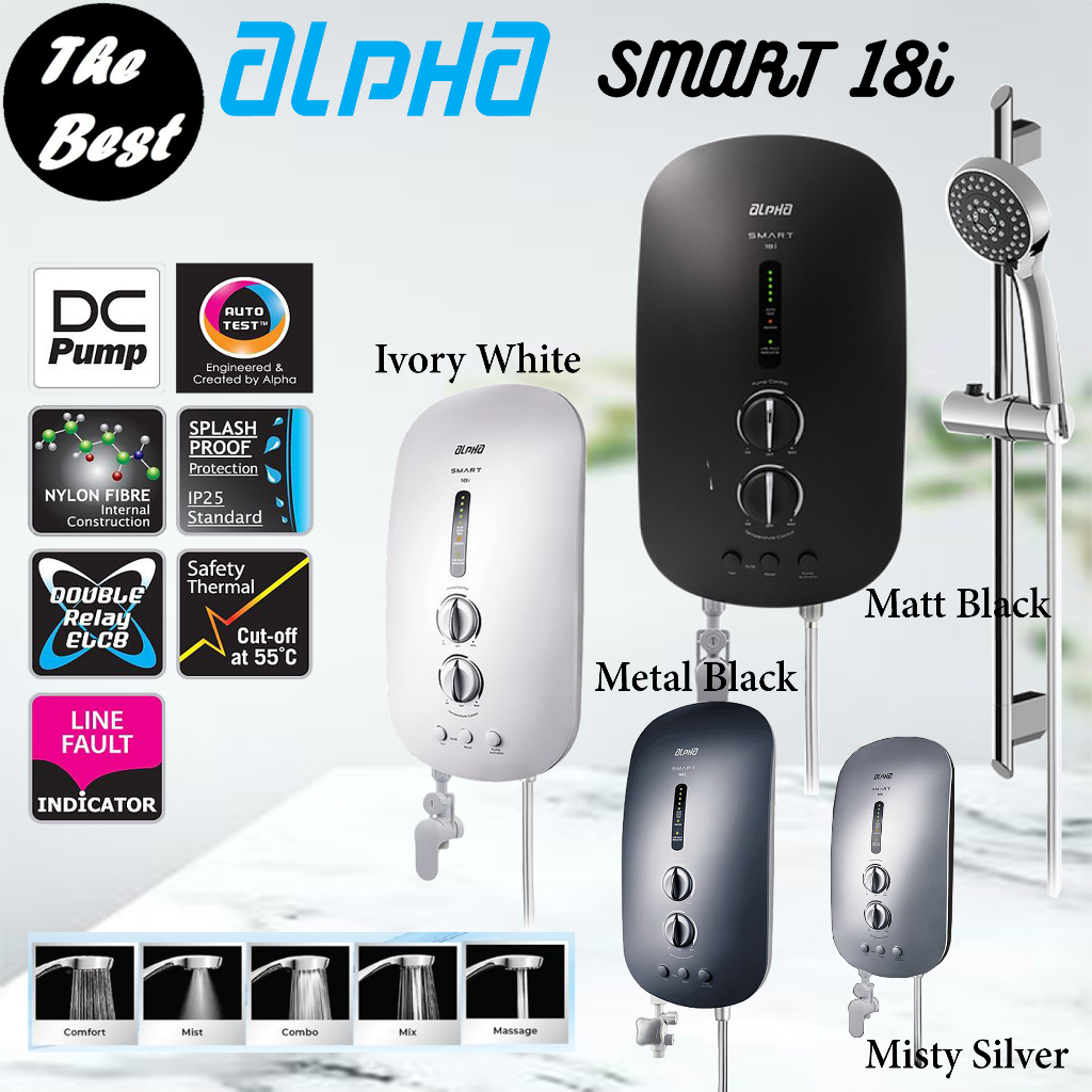 Alpha SMART 18i DC Pump Instant Water Heater (Standard) | Shopee Malaysia