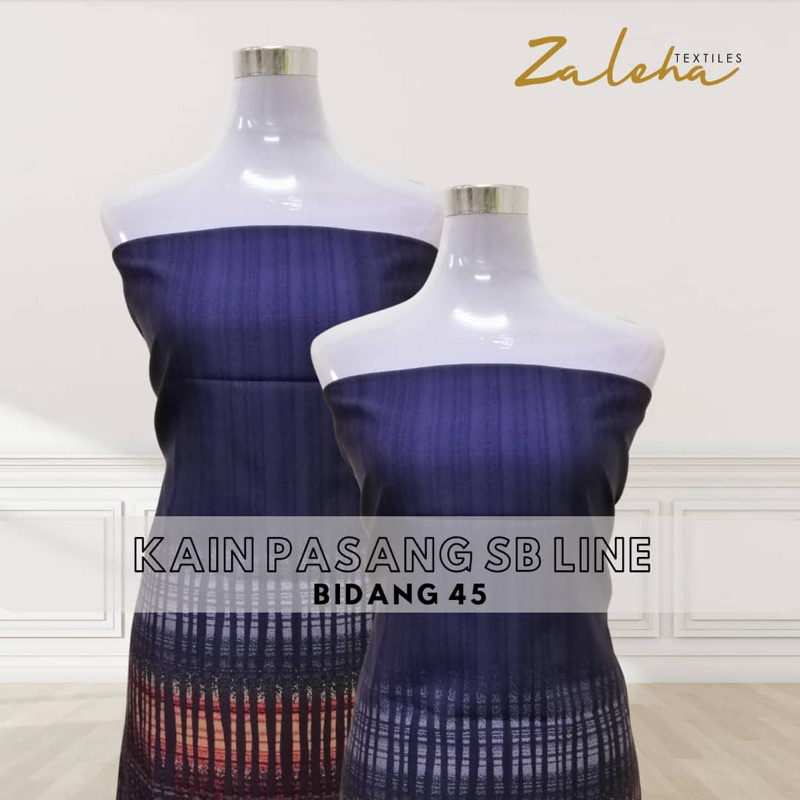 KAIN PASANG RAYA SB LINE CORAK BARU BY ZALEHA TEXTILES | KAIN PASANG ...
