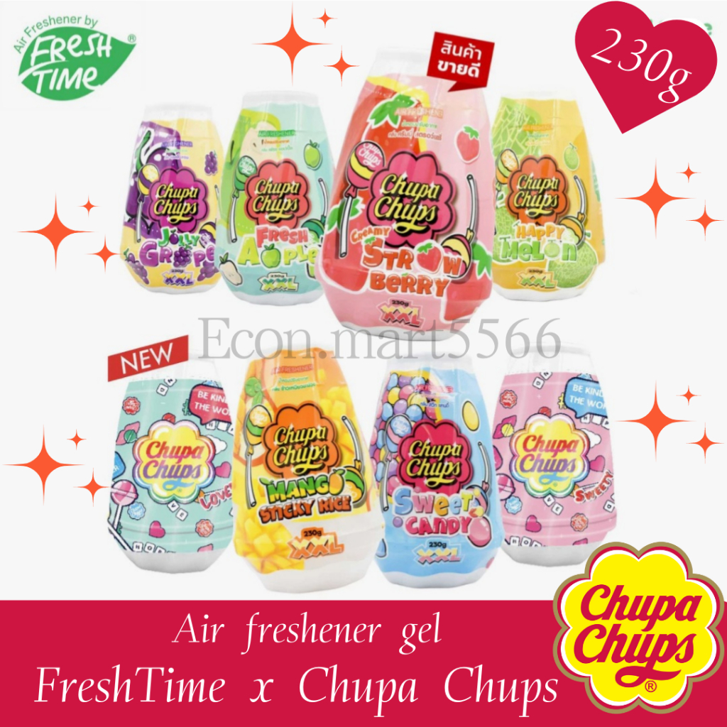 Freshtime Chupa Chups Air Freshener gel, size XXL 230 g.(Penyegar Udara) | Shopee Malaysia