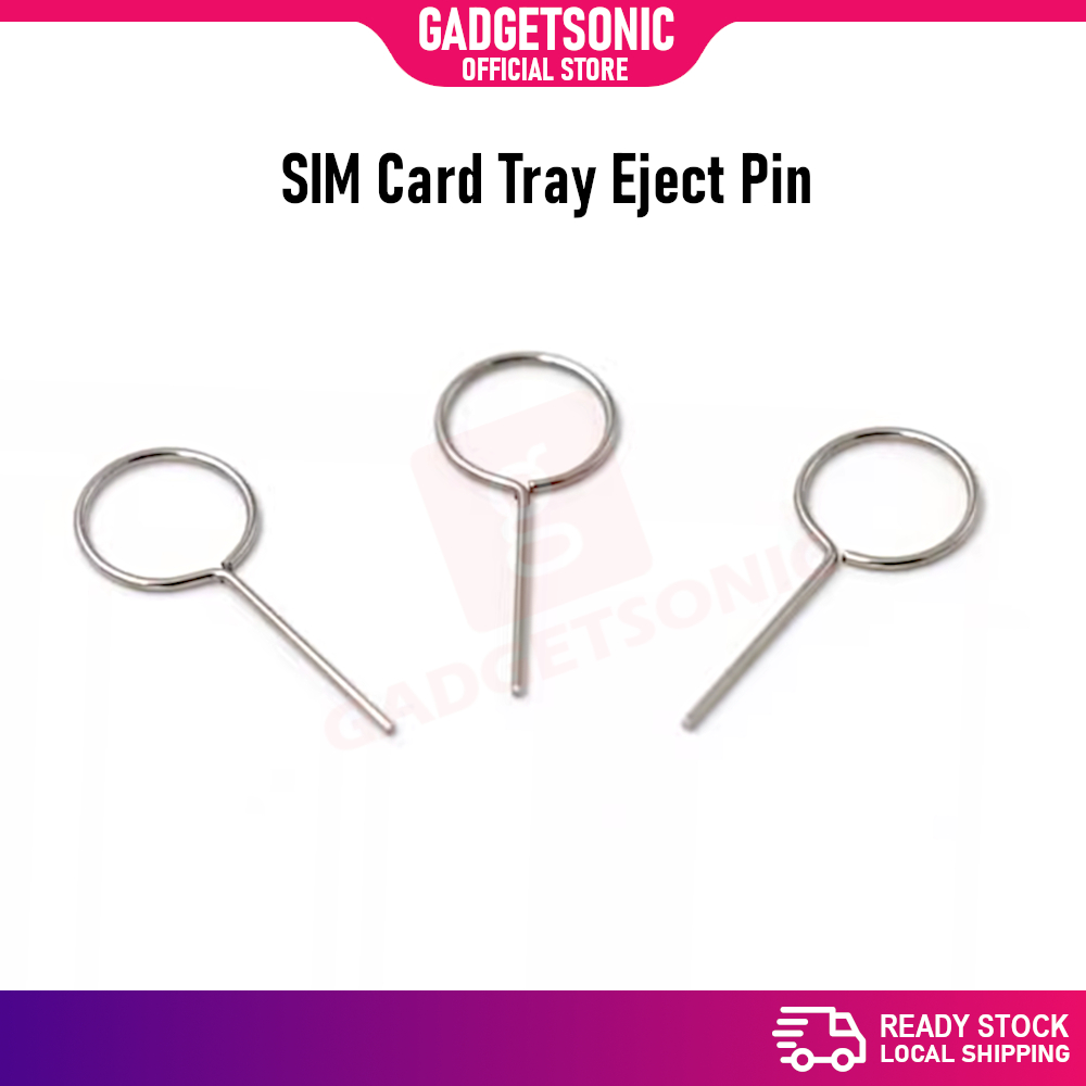 Gadgetsonic SIM Card Tray Eject Pin Removal Tool Ejector Needle Opener ...