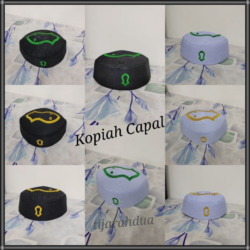 KOPIAH CAPAL SUNNAH KOPIAH IMAM PUTIH DAN HITAM | Shopee Malaysia