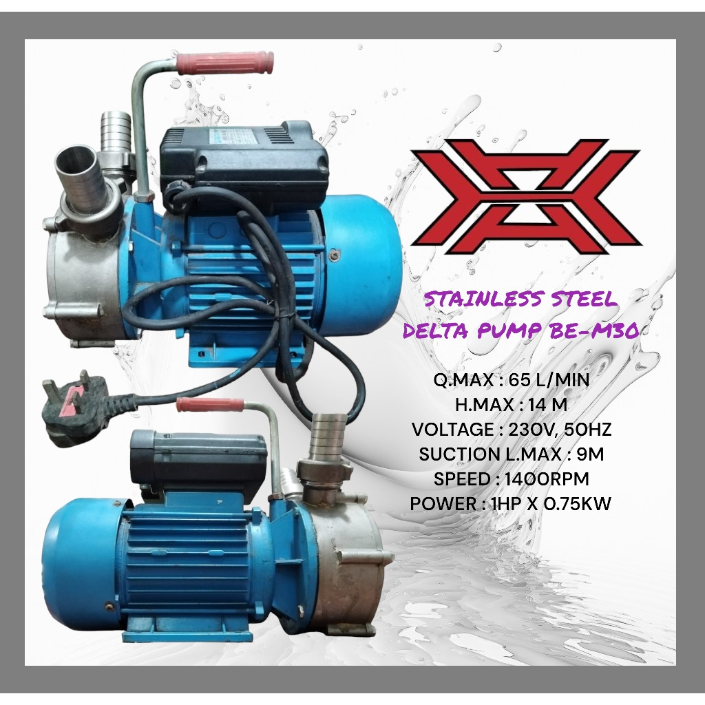 STAINLESS STEEL DELTA PUMP BE-M30 | Shopee Malaysia