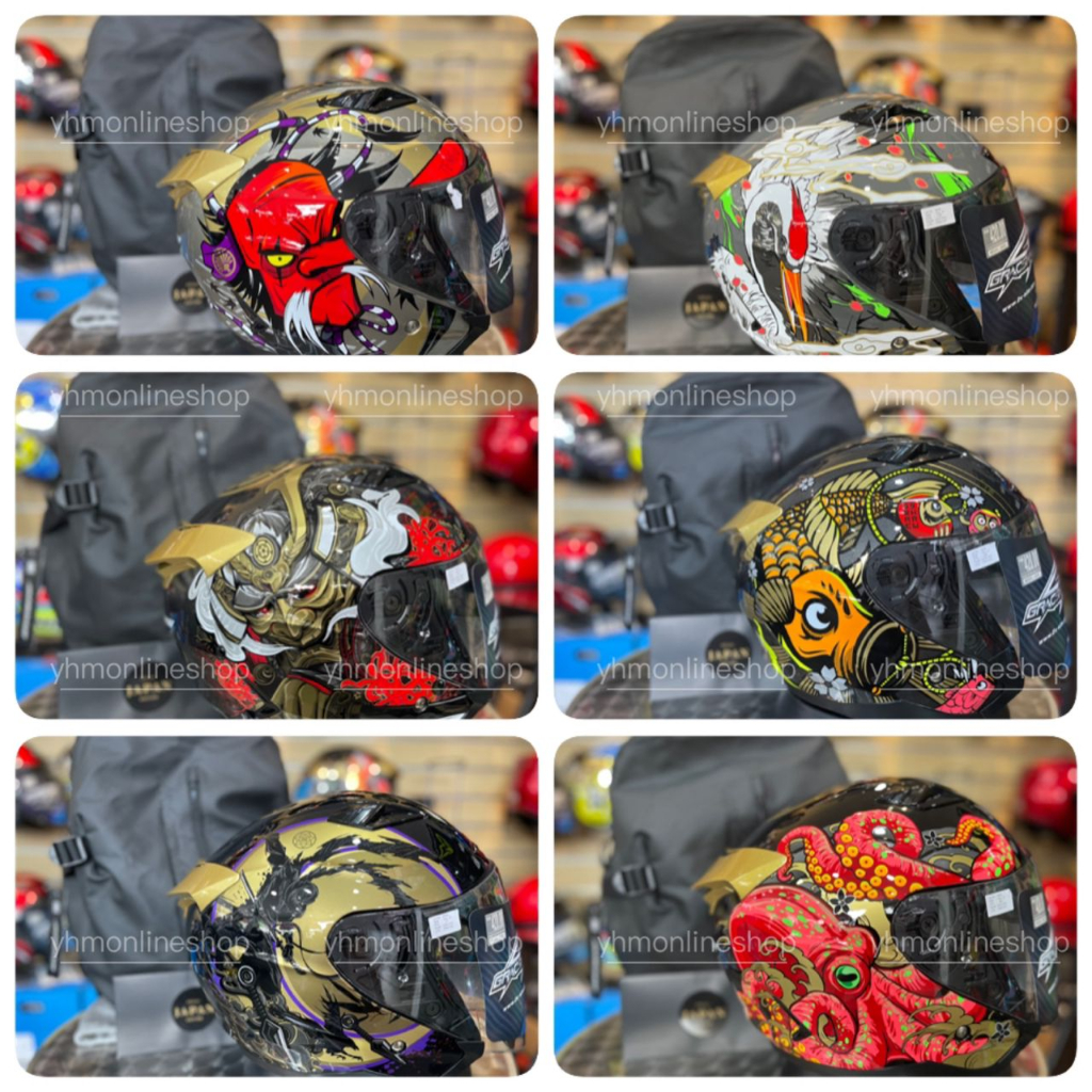 Gracshaw Helmet G535 Gennex Japan Edition | Shopee Malaysia