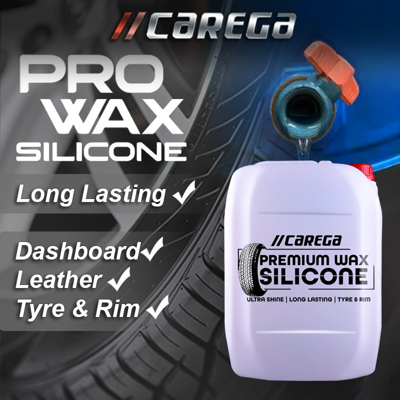 CAREGA 20L Pure Silicone Wax Tyre SiliconWax Tayar Pro Wax Silicon Tire ...