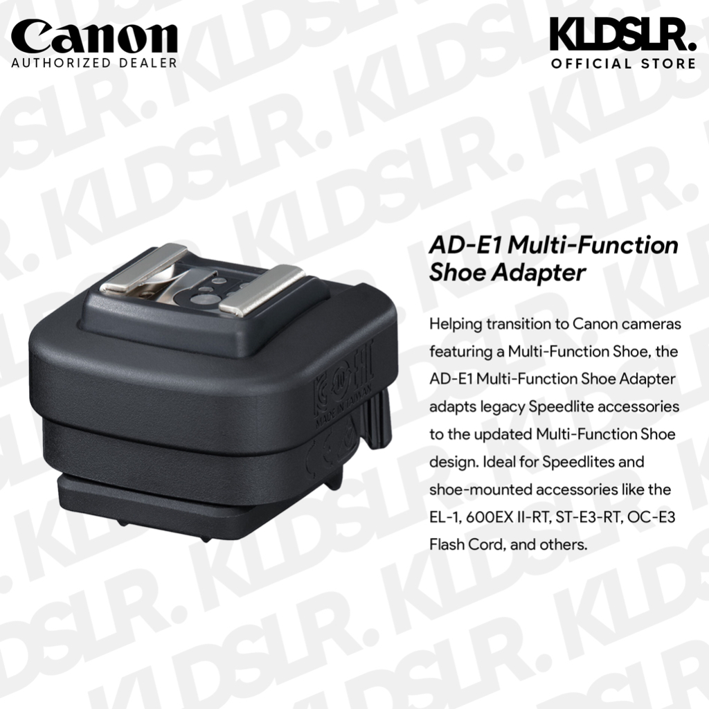 (Ready Stock) Canon AD-E1/ ADE1 Multi-Function Shoe Adapter | Shopee Malaysia