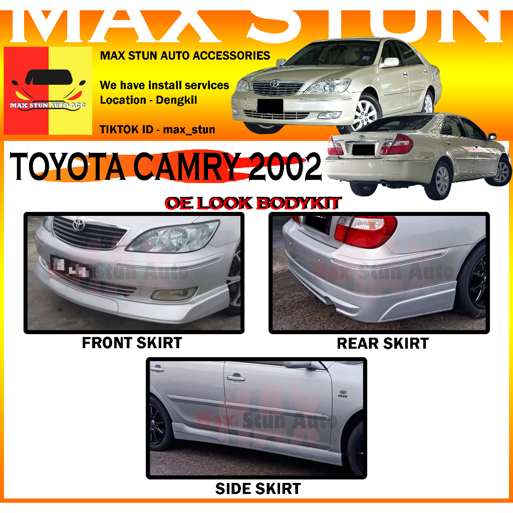 TOYOTA CAMRY XV30 ACV30 2002-2003 OE BODYKIT BUMPER SKIRGT LIP WALD ...