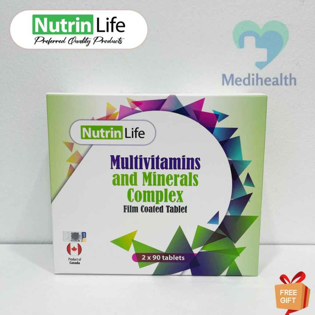 NutrinLife Multivitamins and Minerals Complex Tablet (2x90'S) | Shopee ...