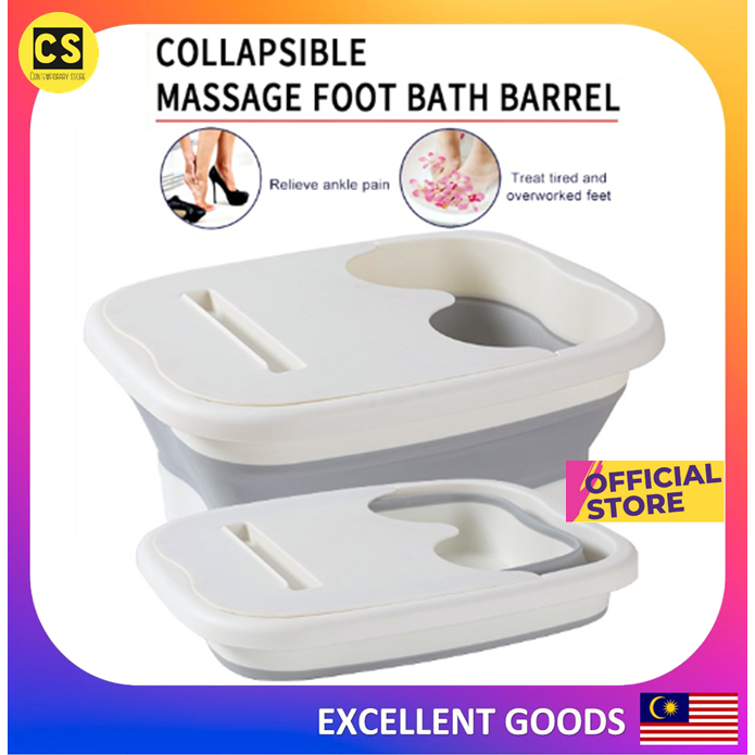 Collapsible Foot Bath Bucket - Detox Relaxation Foot Soaking Tub - Foot ...