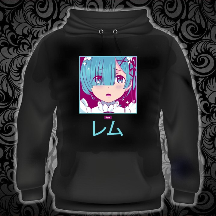 REM RE ZERO anime v2 Printed hoodie unisex | Shopee Malaysia