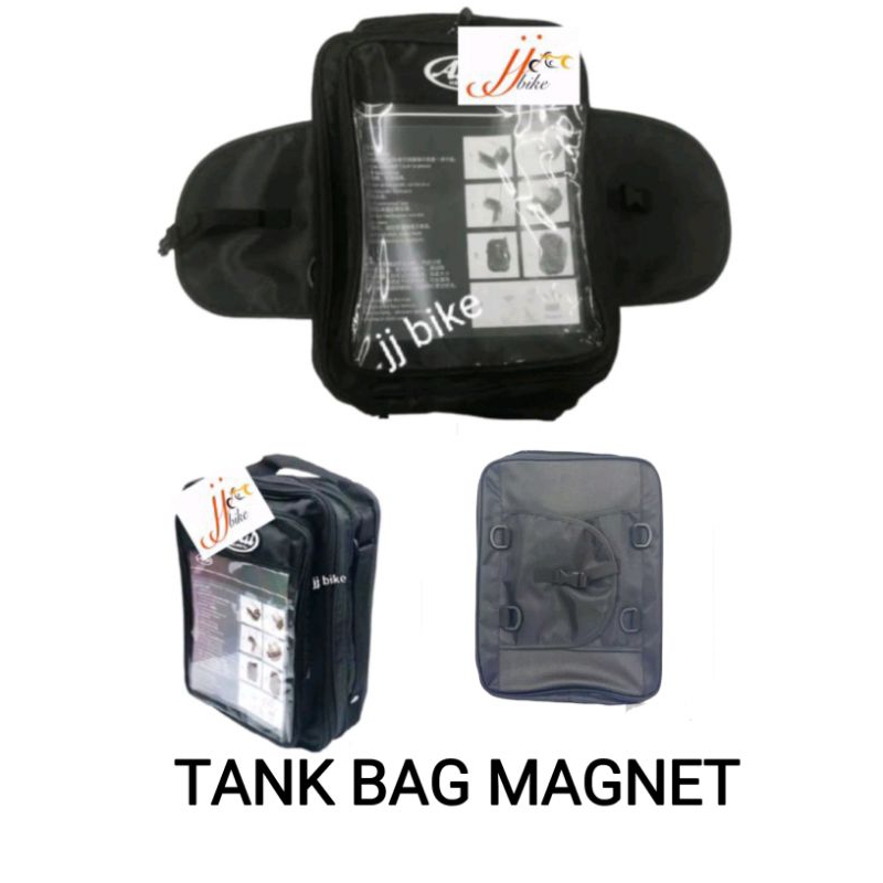 TANK BAG ( magnetic) bag tank magnet FUEL TANK BEG BLACK COLOUR beg ...