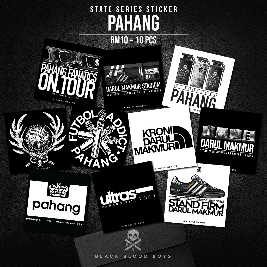 [BBB] STICKER COMPILATION STATE SERIES | PAHANG | Shopee Malaysia