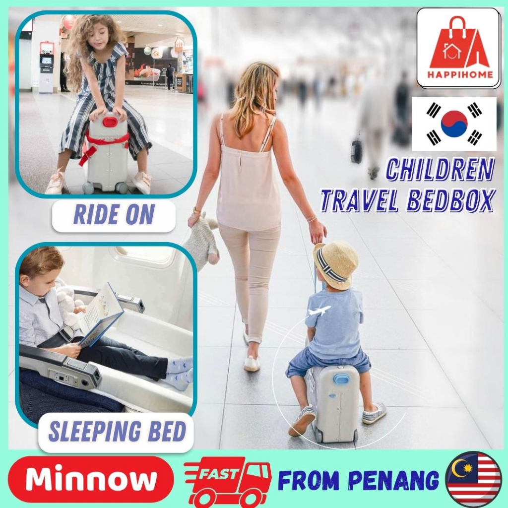 Minnow Bedbox Cabin Luggage Bag Kids Ride On Scooter Luggage Bag Travel ...