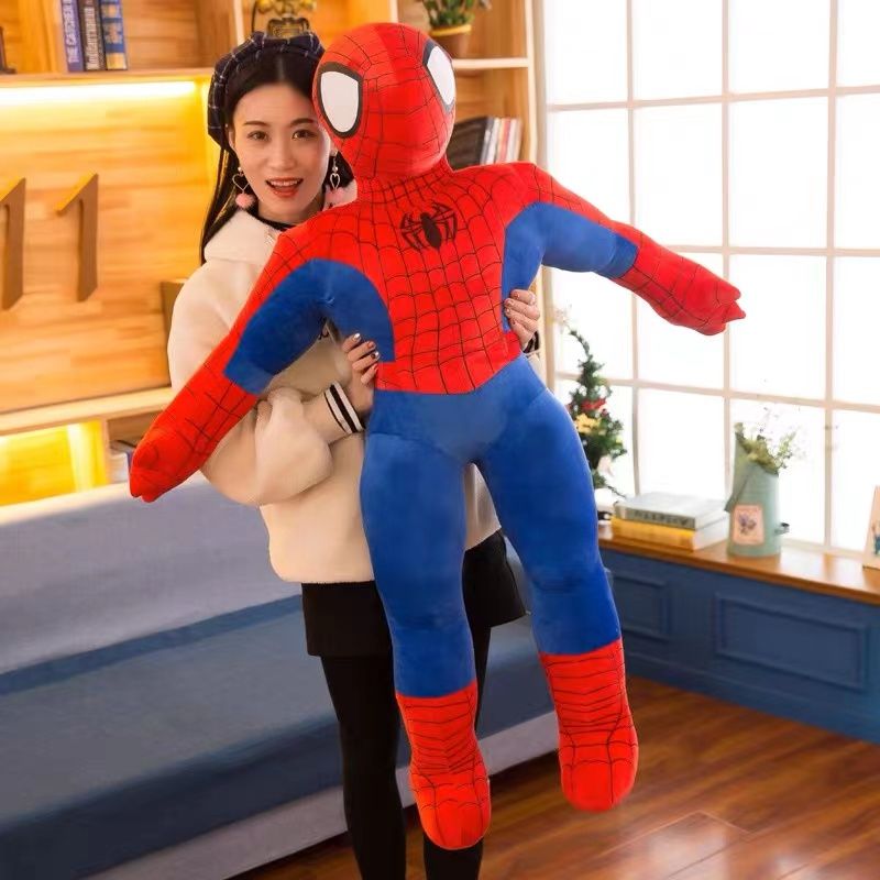 45cm/55cm/120cm Stand Spiderman Soft Toys Cartoon | Shopee Malaysia