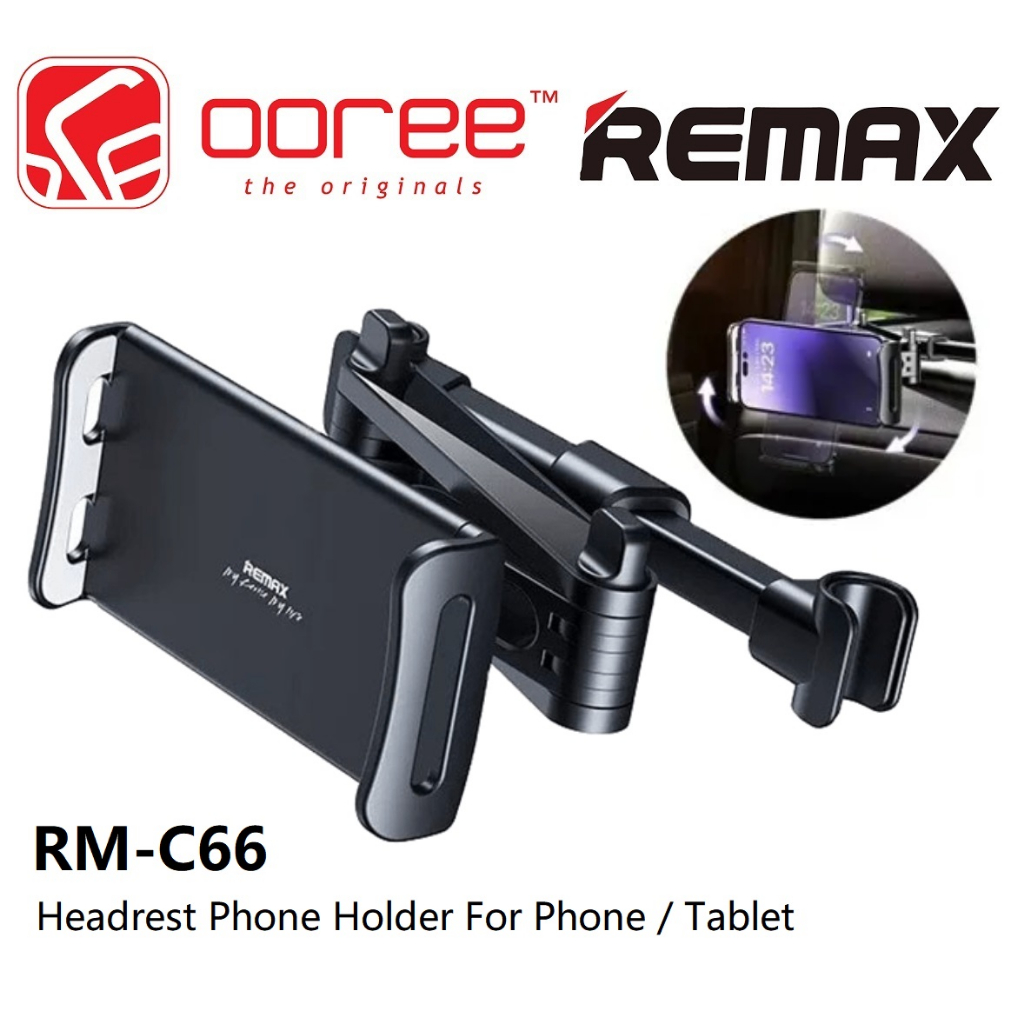REMAX RM-C66 HEADREST PHONE HOLDER BACKSEAT PHONE HOLDER CLIP CAR ...