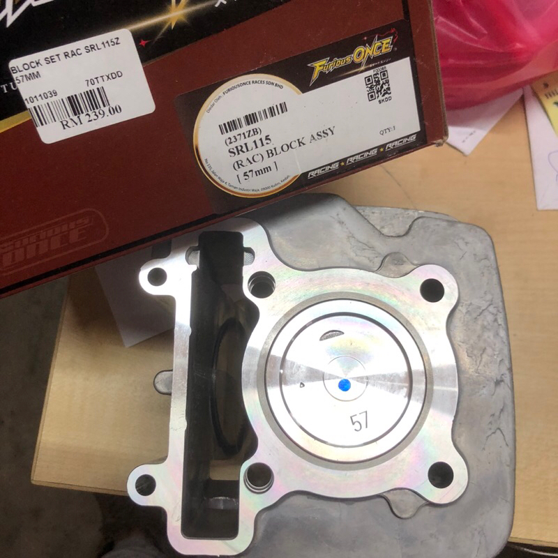 Racing Block Yamaha SRL115 Z /lagenda115 z 57mm | Shopee Malaysia