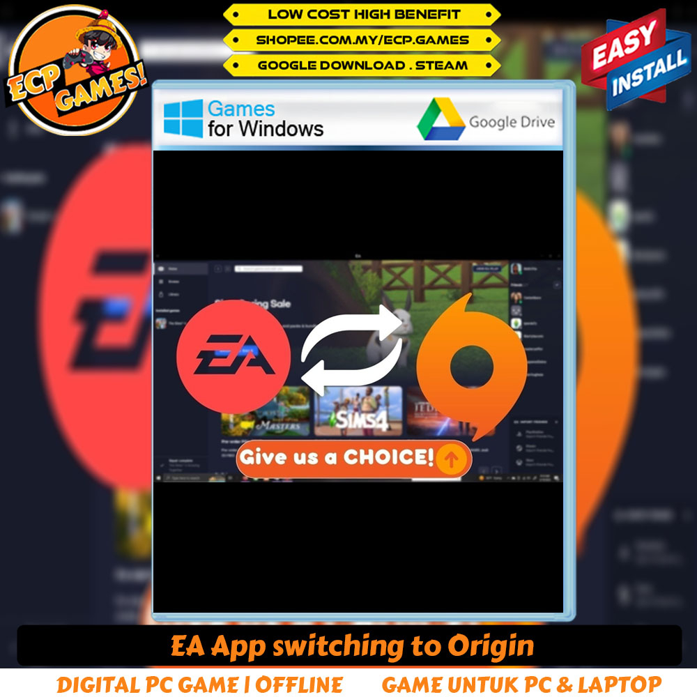 Origin / Ea App / Windows Update / Reactivation / Update Squads / Patch / Mod | Shopee Malaysia