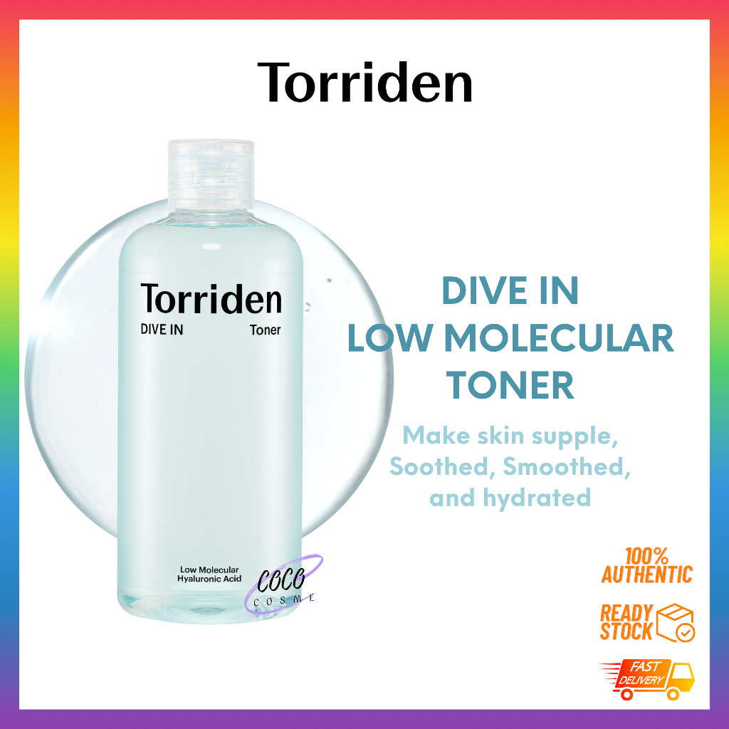 TORRIDEN Dive In Low Molecular Hyaluronic Acid Toner 50ml | 300ml ...
