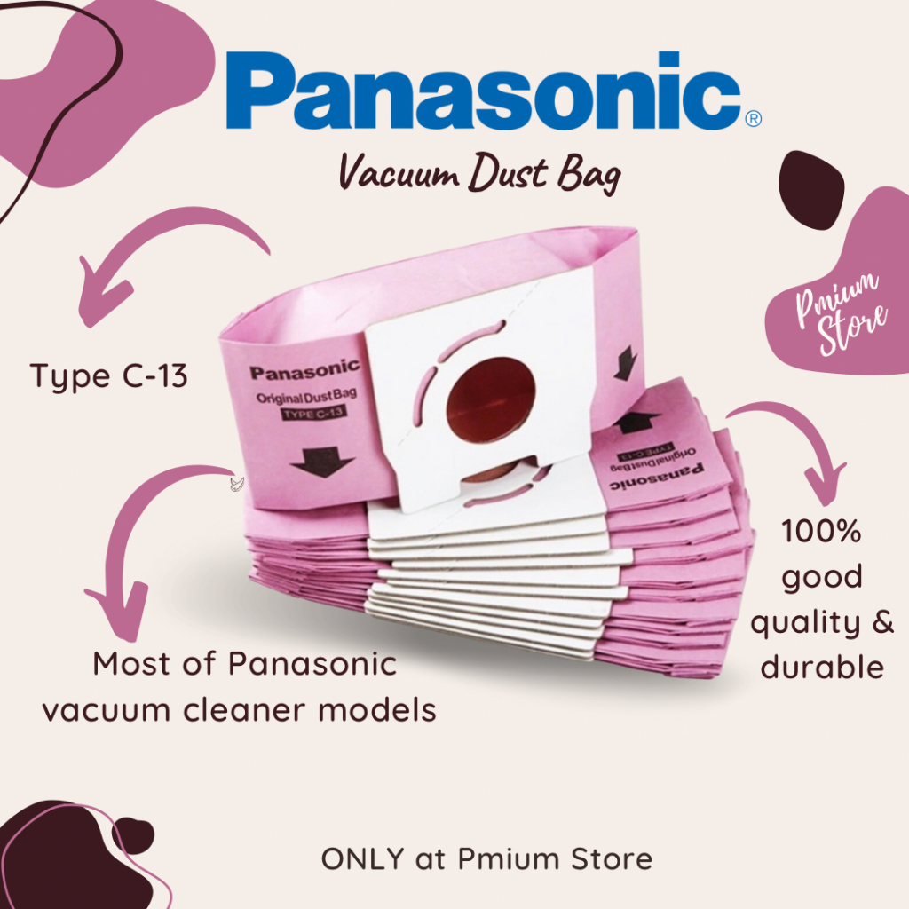 Panasonic TYPE C-13 Vacuum Dust Bag MC-CG333 MC-3310 MC-300 MC-CG240 MC-CG373 MC-CG371 MC-CG370 ...